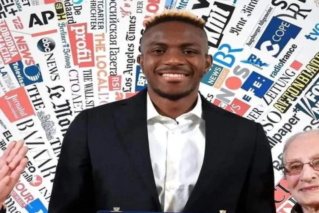 Victor Osimhen wins best foreign athlete award in Italy - Nigeria Football